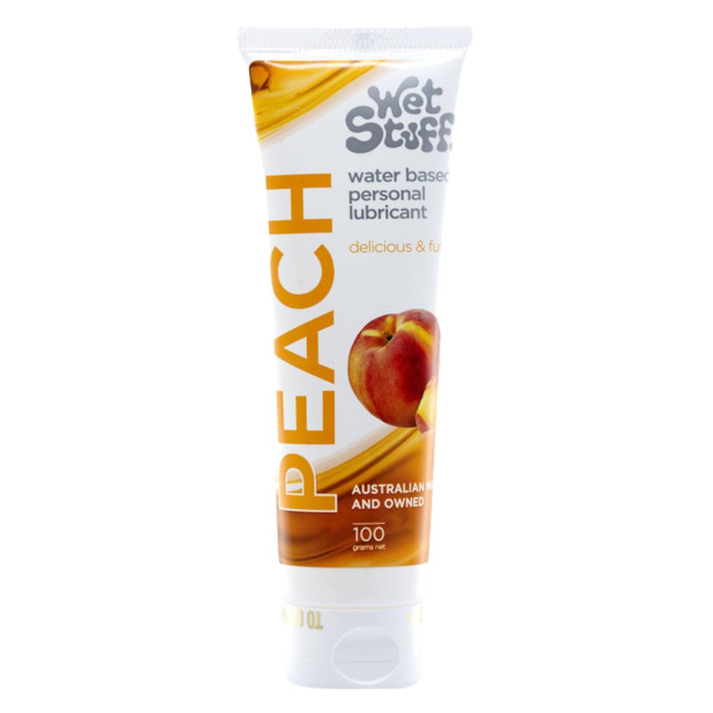 Wet Stuff Peach Flavoured Water-based Lubricant 100g