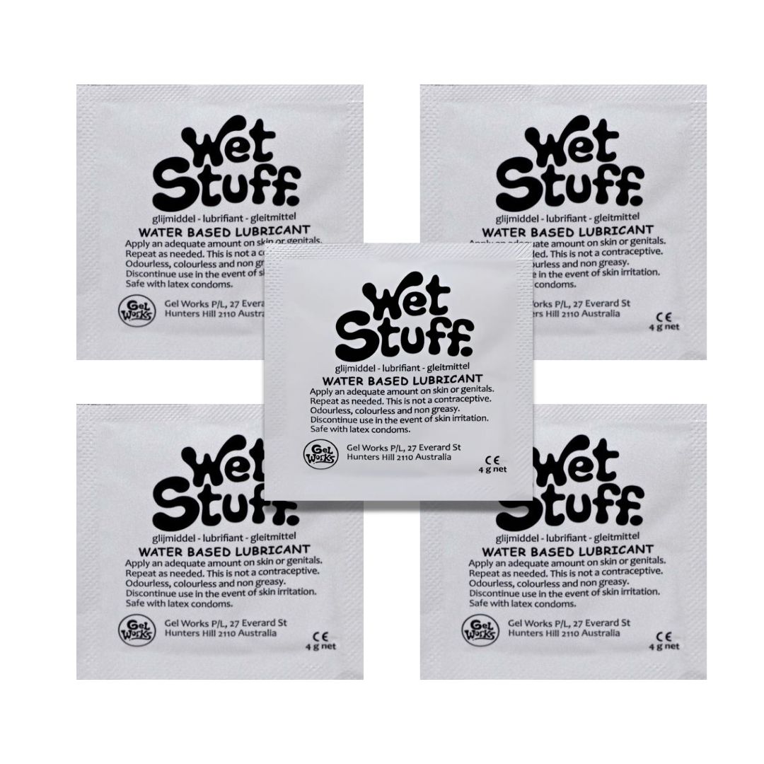 Wet Stuff Vitamin E 4g Lubricants Sachets | Condoms Australia