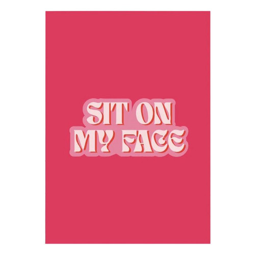 Bad On Paper Sit On My Face Card 5pkt