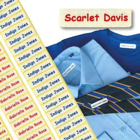 Iron-on Name Labels (36 Labels)