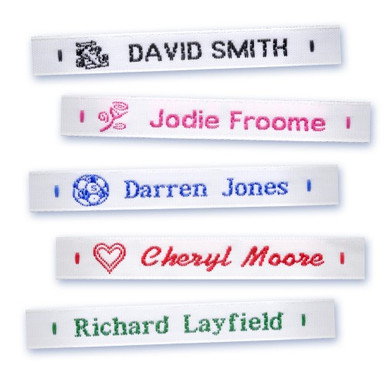 Woven SEW-ON Name Tapes (36 LABELS)