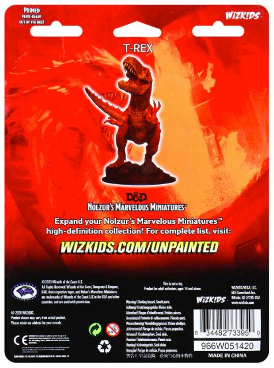 Dandd Nolzurs Marvelous Miniatures T Rex