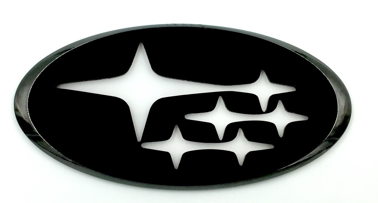 Black Subaru Emblem Badge