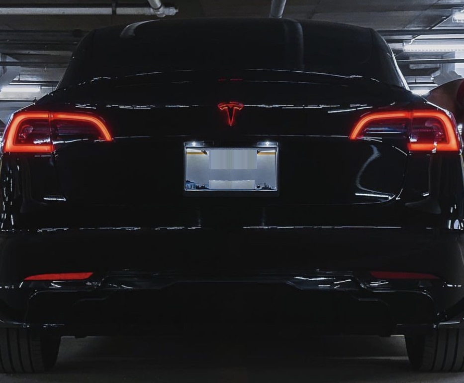 Tesla T badge halo emblem model y model s model x model 3 roadster red ...