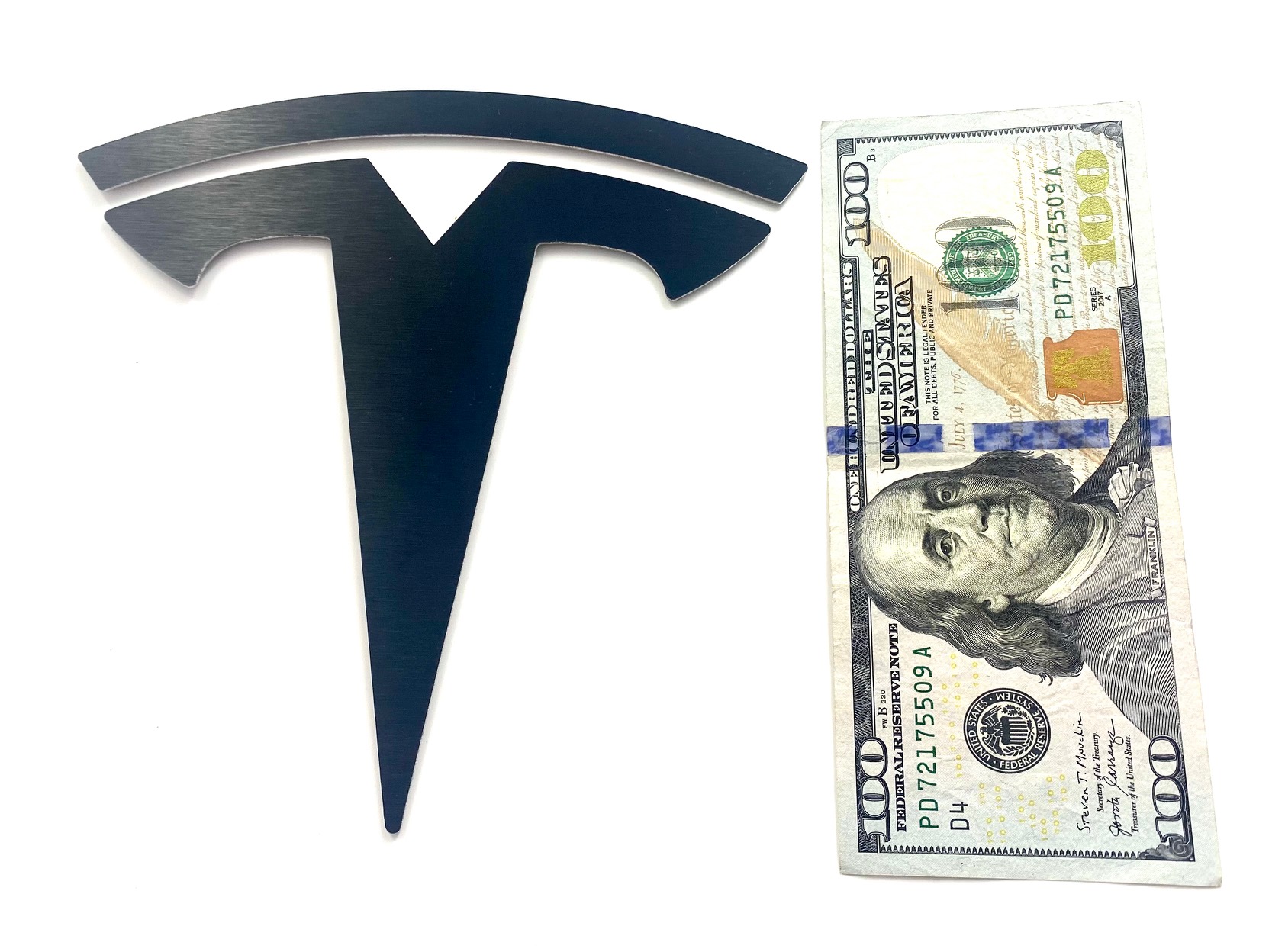 cybrtrk T badge emblem logo for tesla cybertruck cyber truck cybertrukk ...