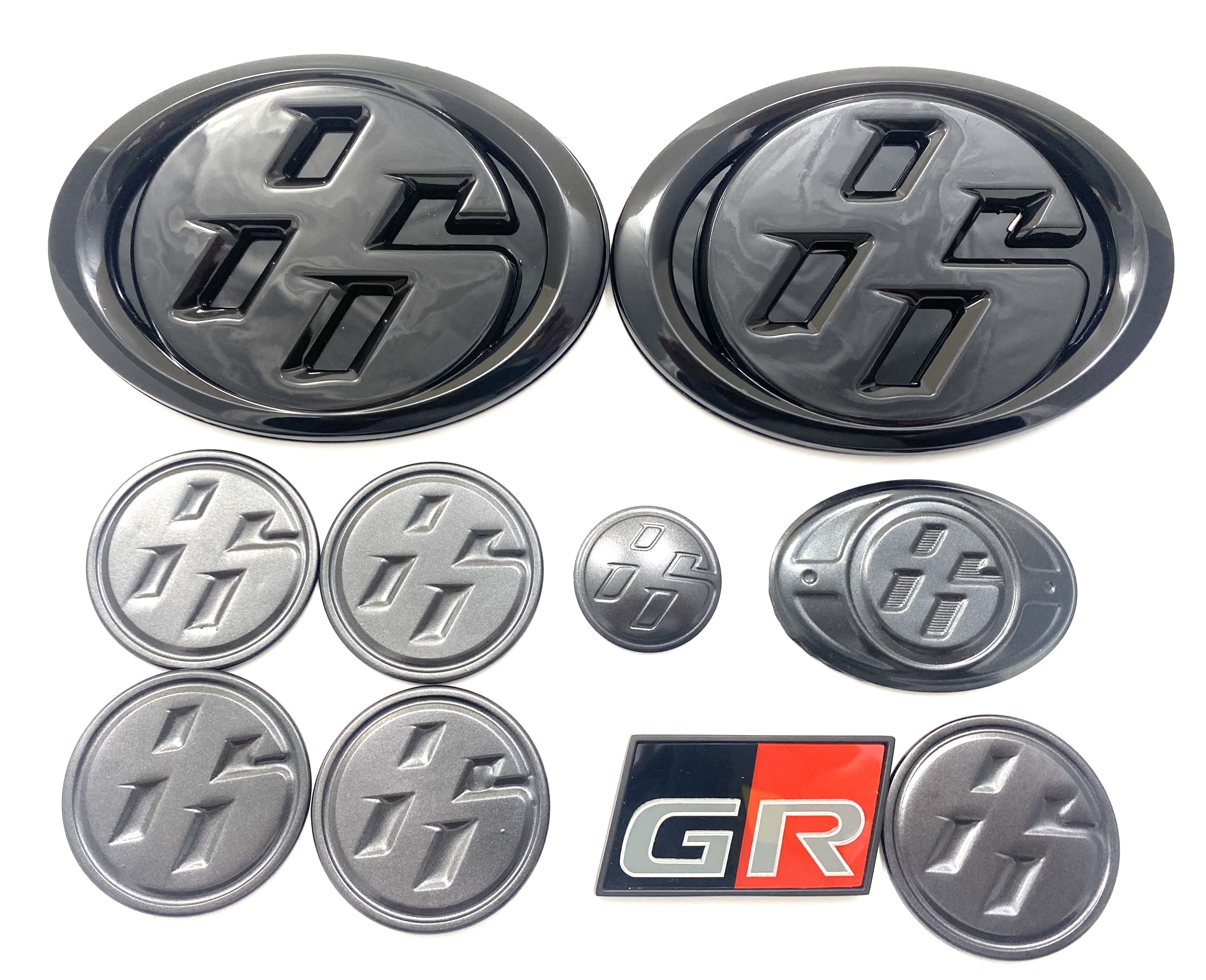 812pc conversions kit black chrome black chrome gloss black emblems ...
