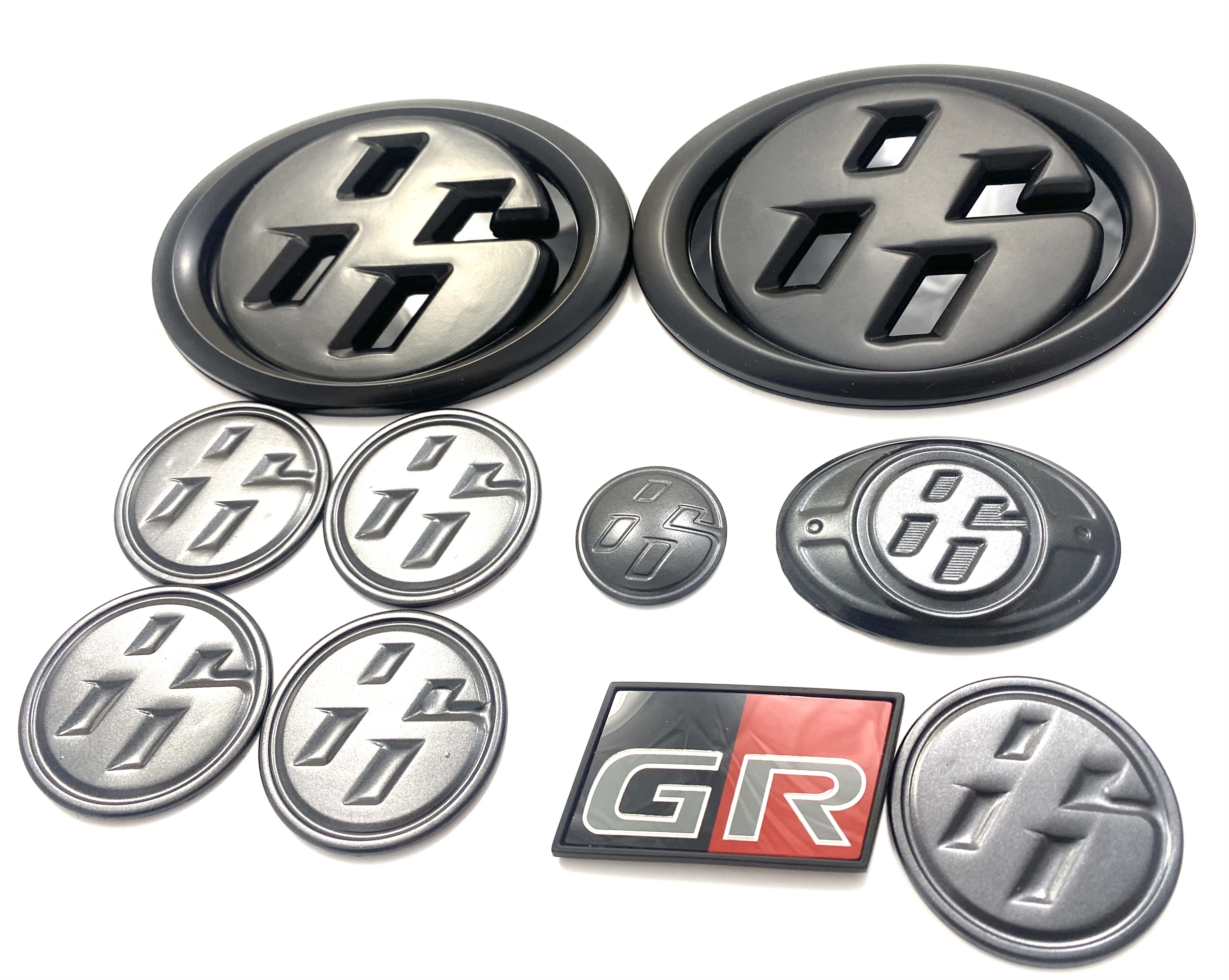 812pc conversions kit black chrome black chrome gloss black emblems ...