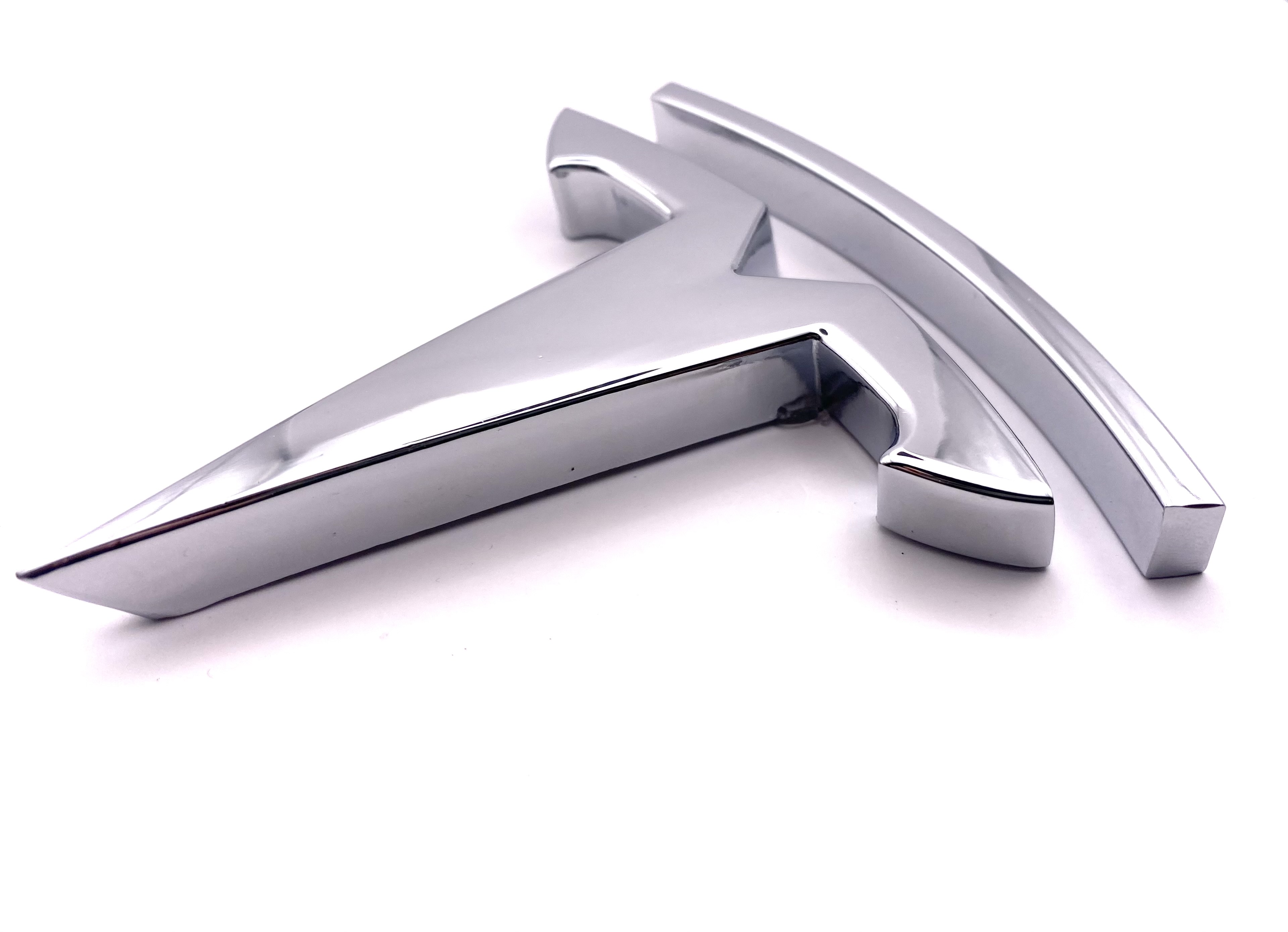 model y front bumper t badge logo emblem concept model y front emblem ...