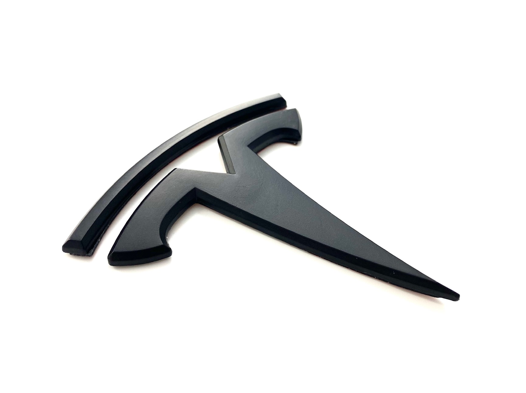 premium oem Model X thick style front rear t badge replacement emblem ...