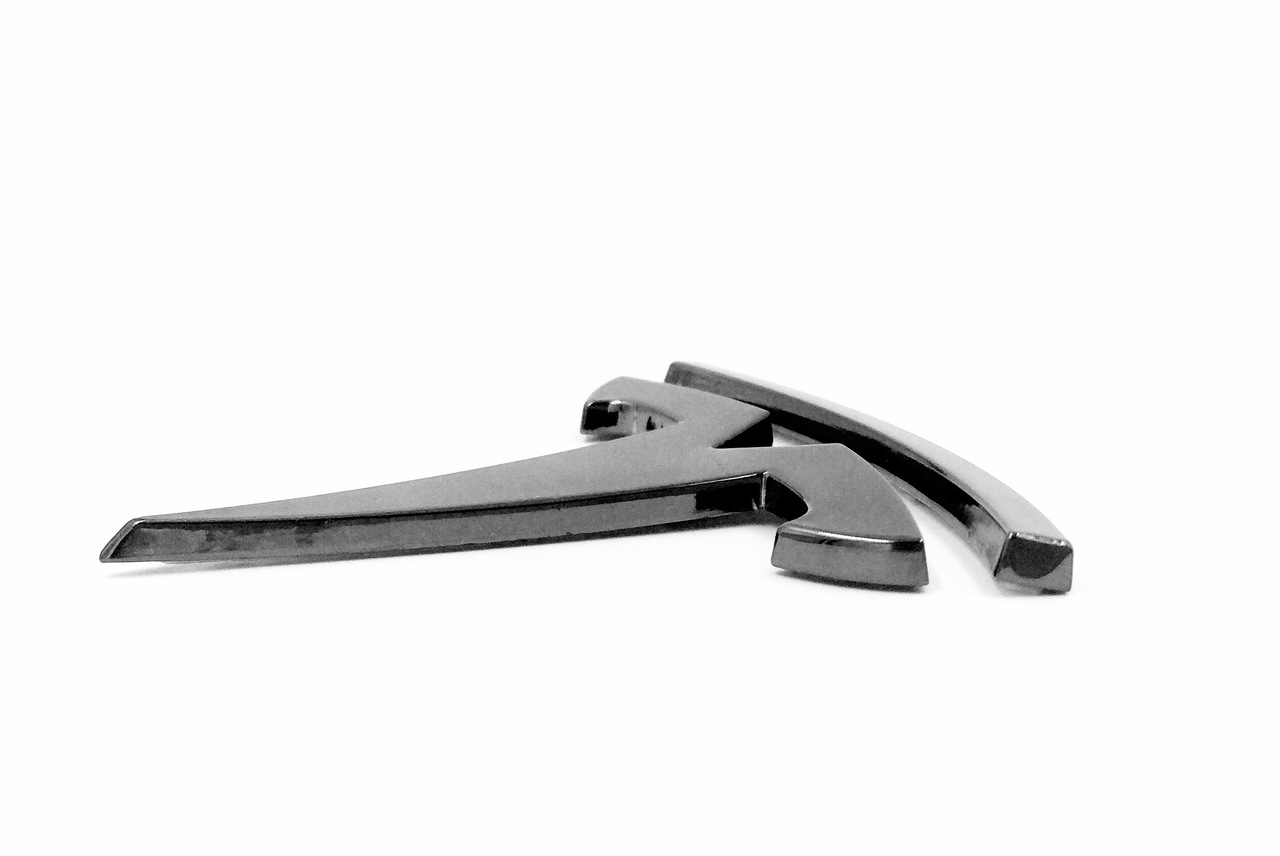 premium oem Model X thick style front rear t badge replacement emblem ...