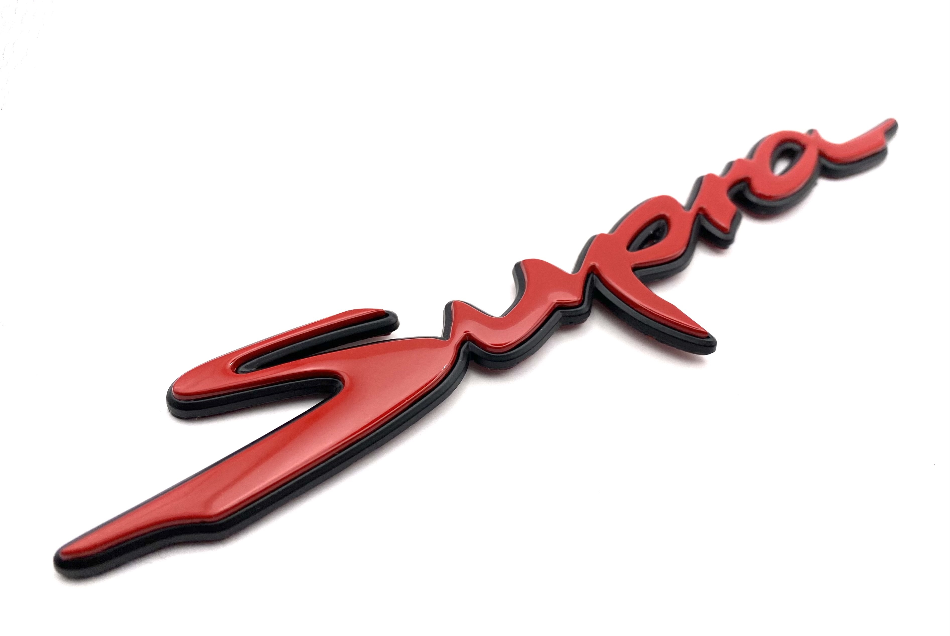 red Supra a90 a91 2020 2021 2022 2023 2024 2025 rear letter emblems oem ...