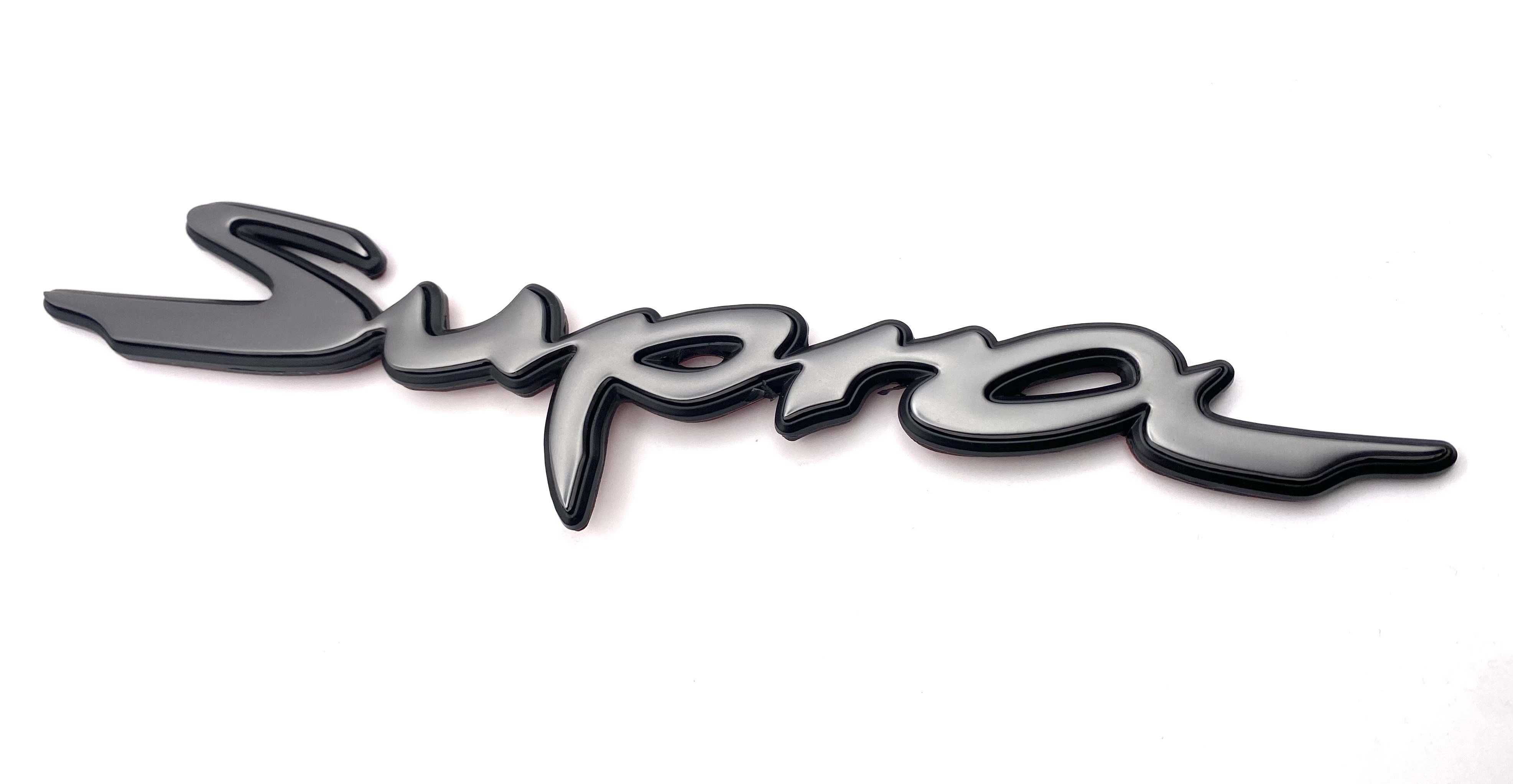 satin gunmetal gray rear emblem Supra a90 a91 2020 2021 2022 2023 2024 ...