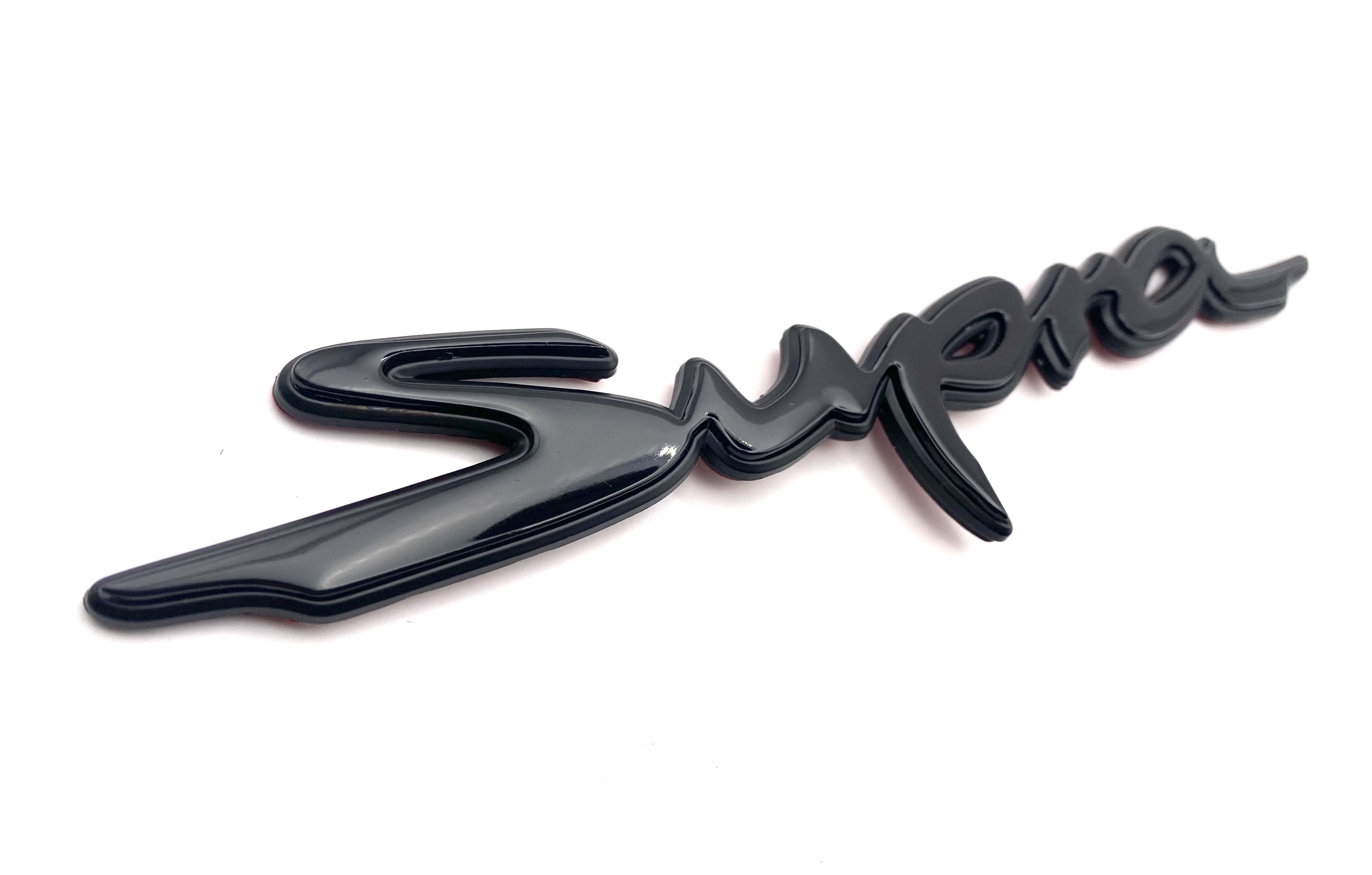 satin gunmetal gray rear emblem Supra a90 a91 2020 2021 2022 2023 2024 ...