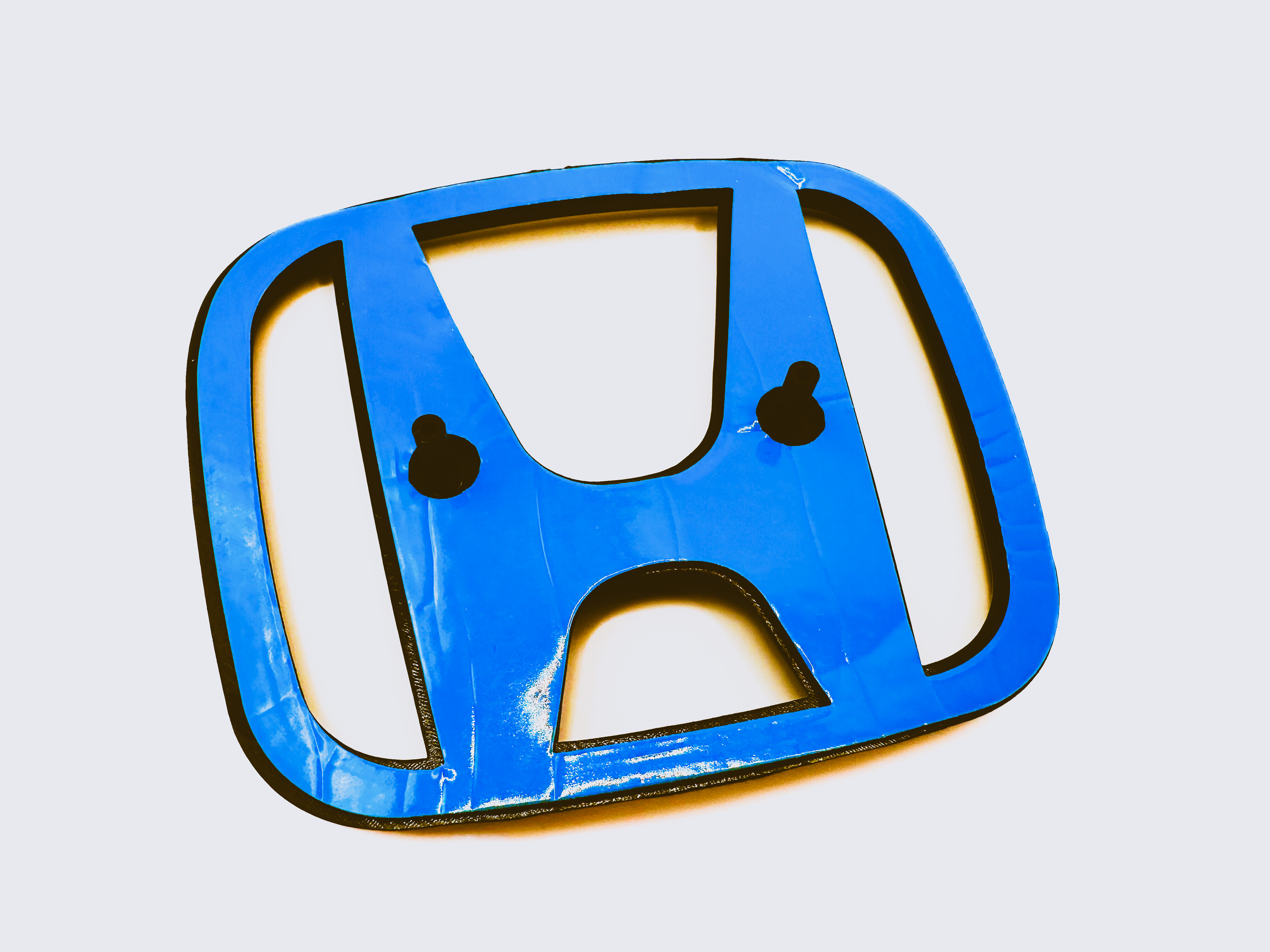 92mm x 75mm 3" 3 inch honda h emblem badge logo replacement front hood ...