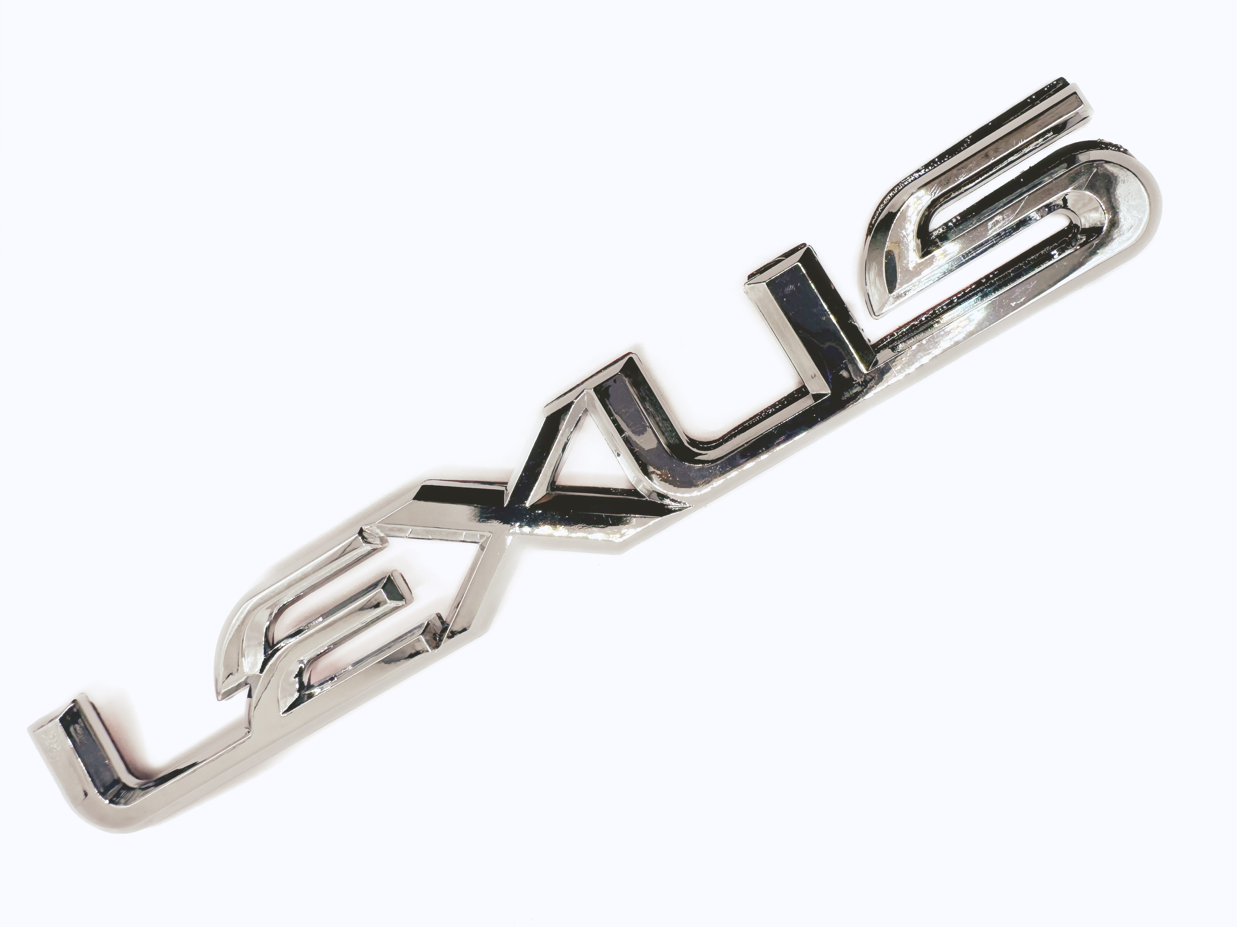 7.5" x 1" LEXUS letter emblem rear black chrome red green white gray ...