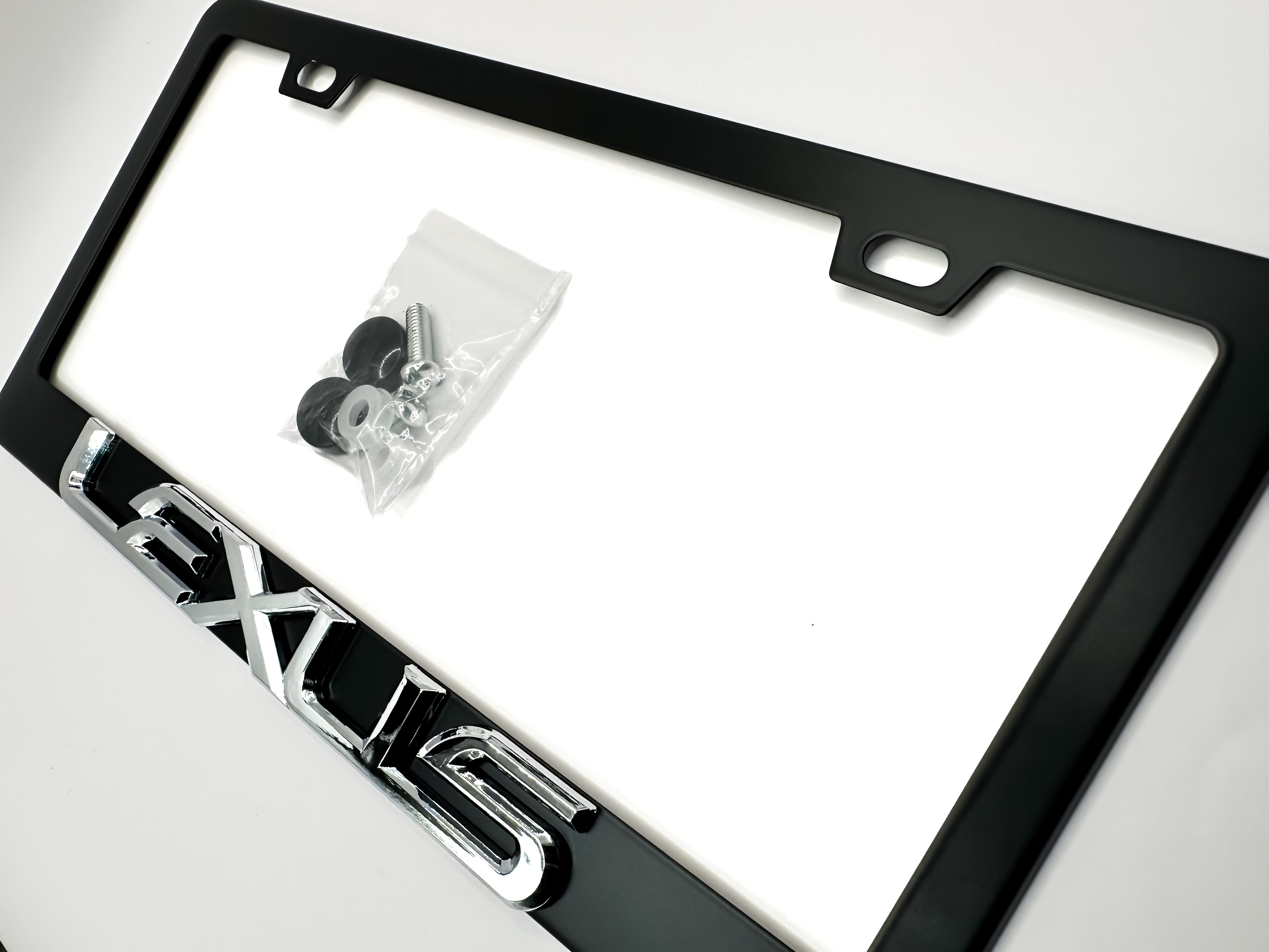 Lexus sc300 gx rx tx rx350 black license plate frame satin genesis mini ...