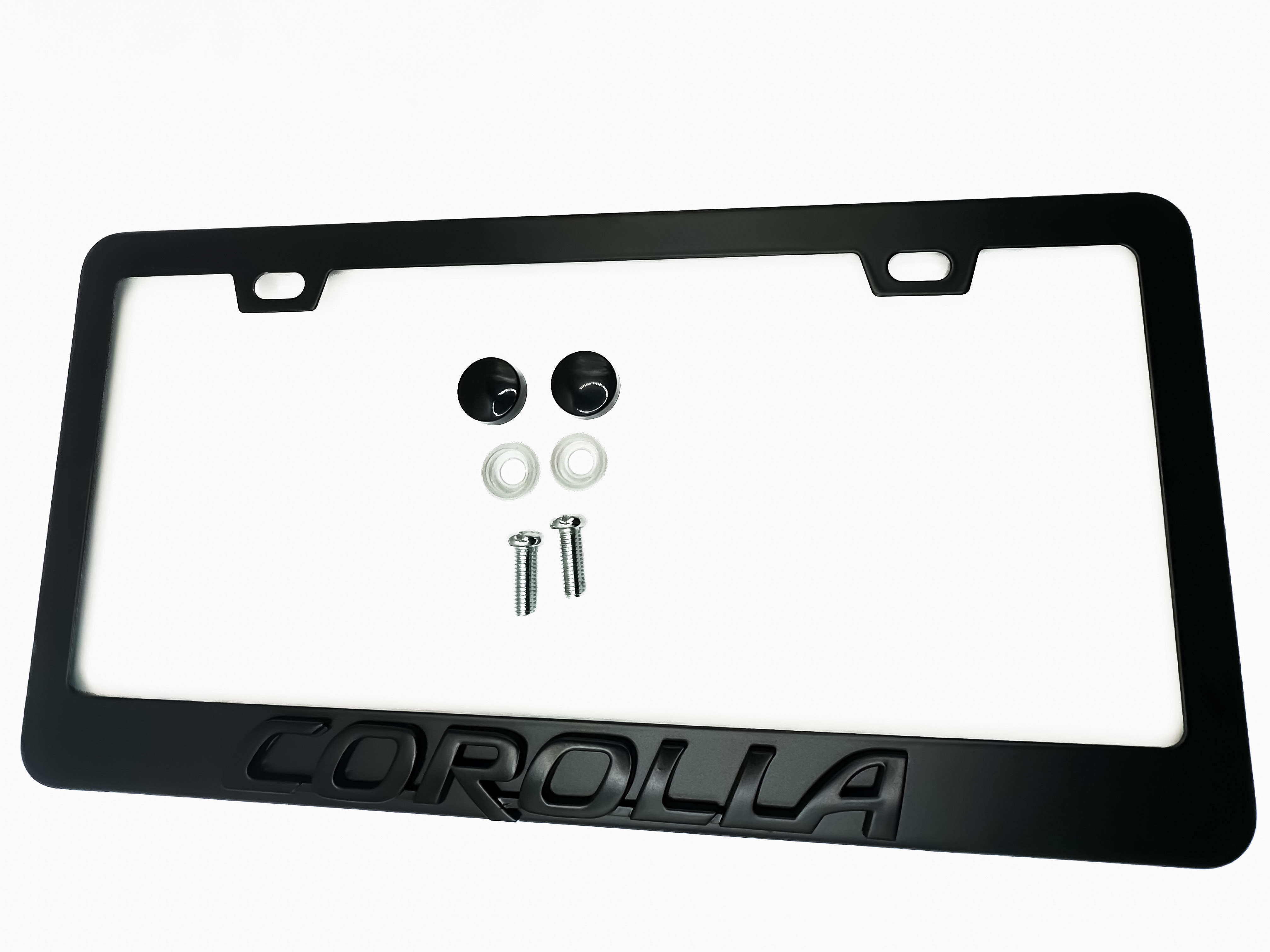Corolla Toyota black license plate frame camry corolla avalon prius ...