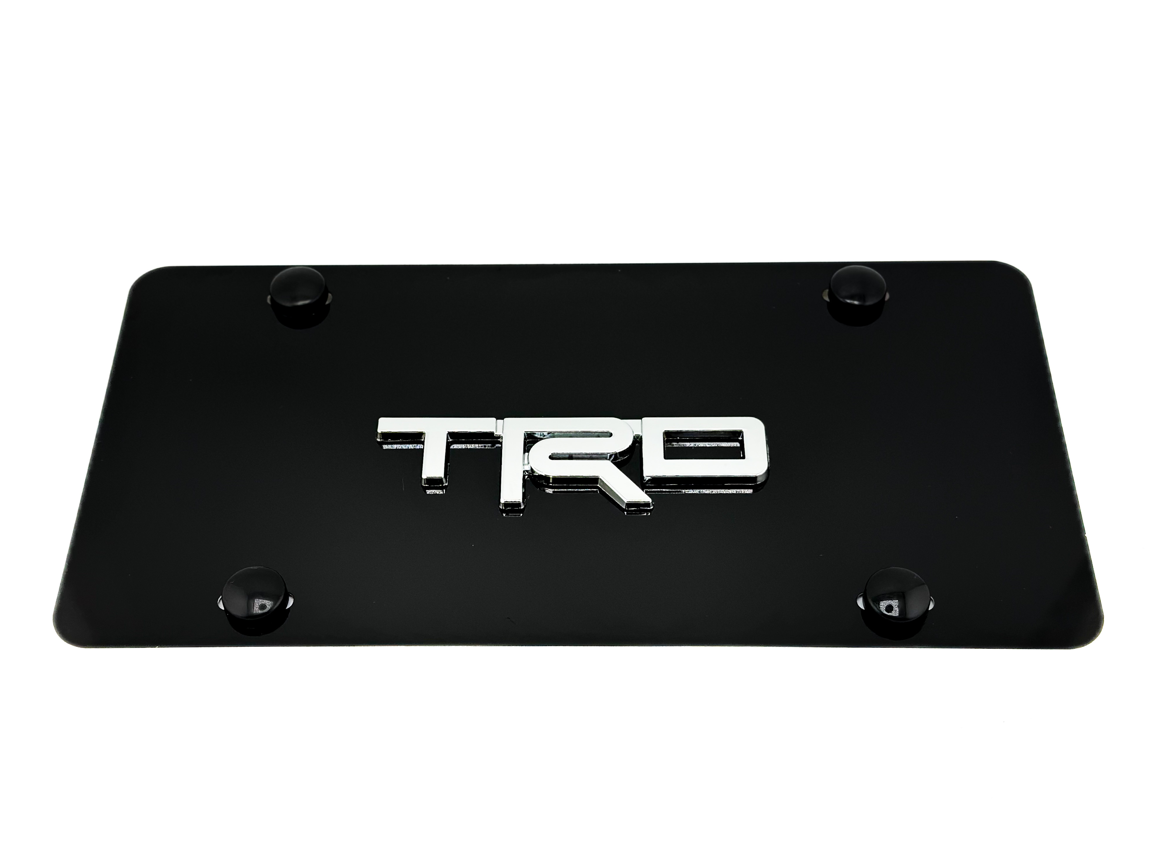 TRD Toyota black front vanity license plate frame camry corolla avalon ...