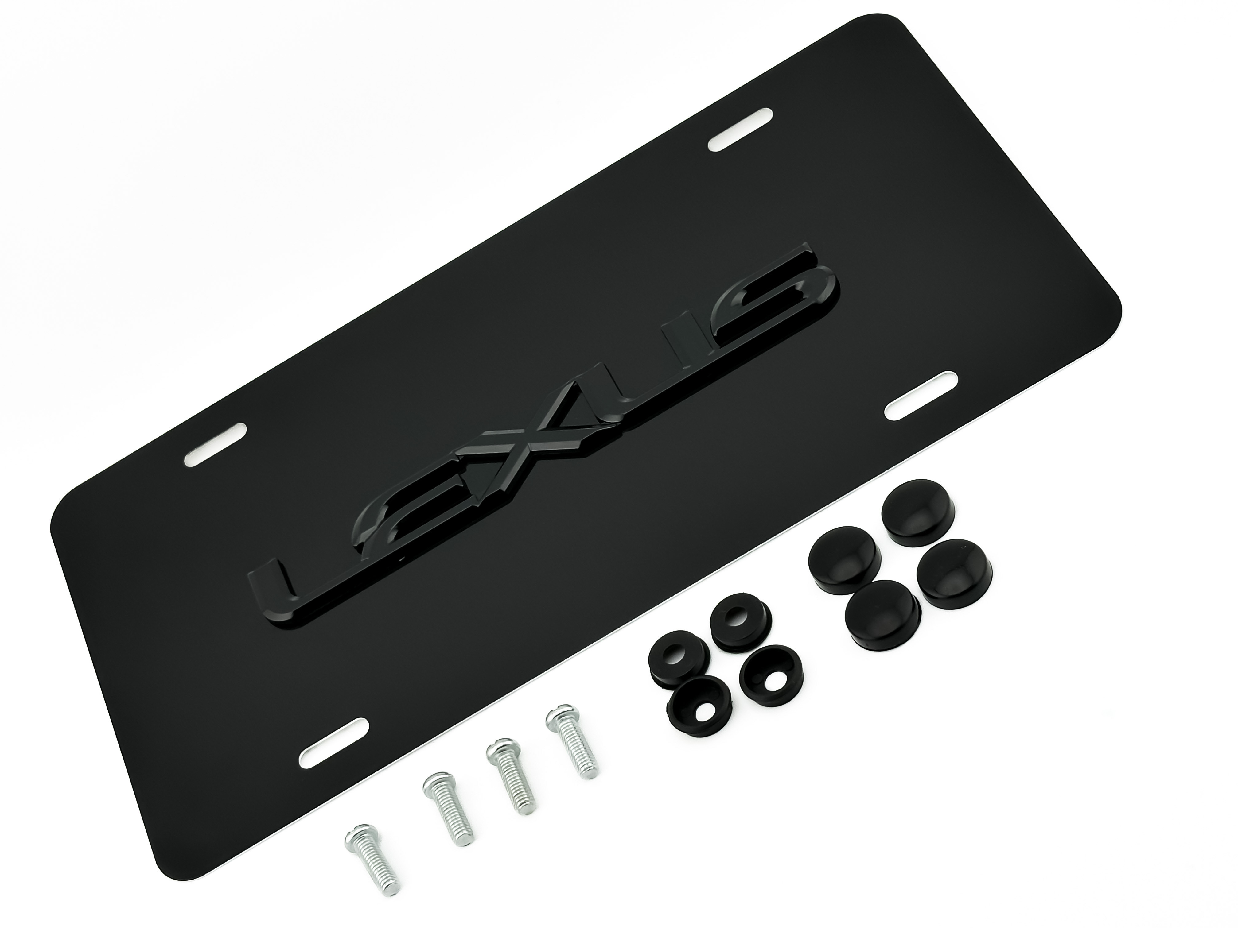 lexus black front vanity license plate frame camry corolla avalon prius ...