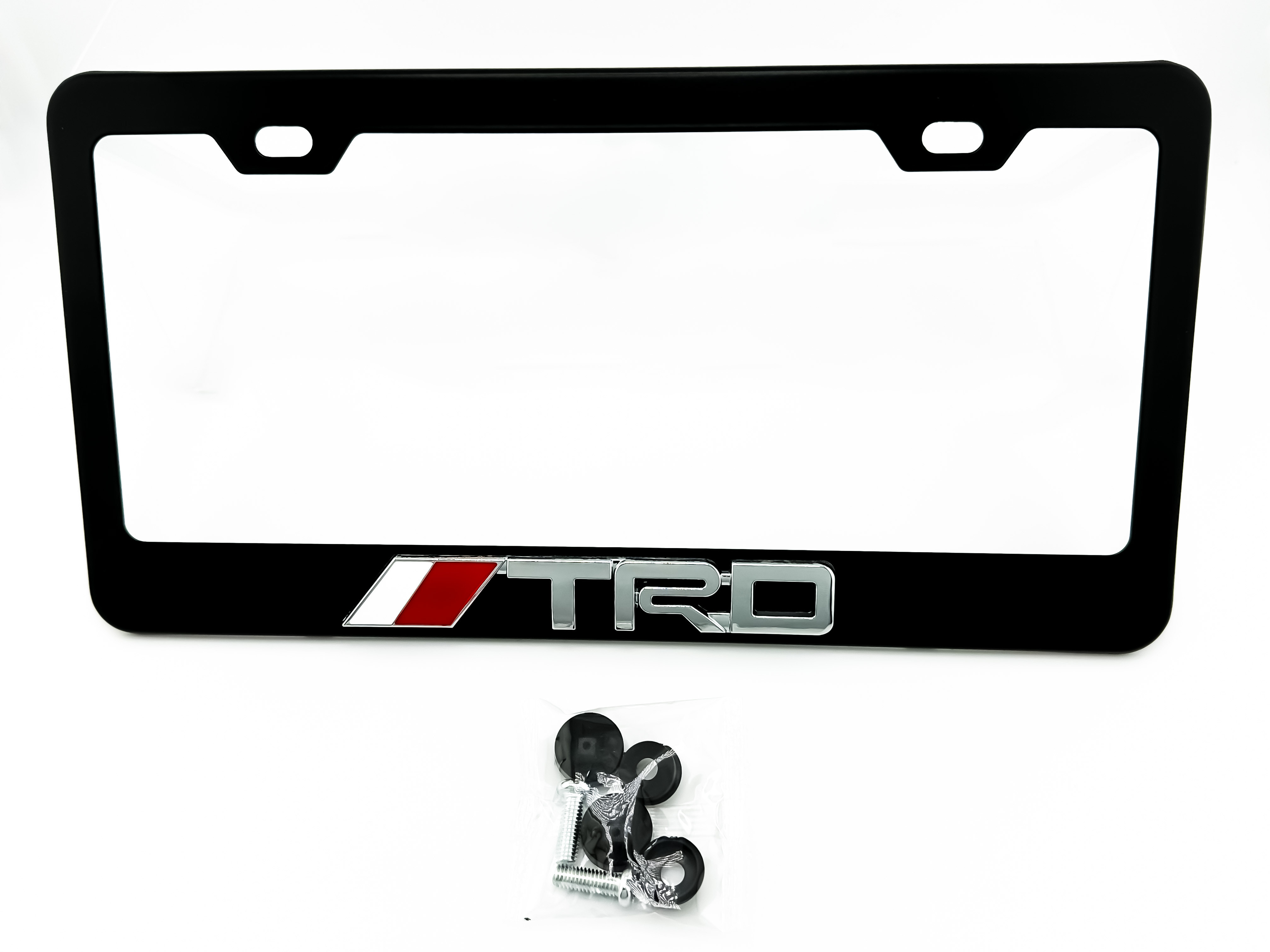 TRD metal black license plate frame tacoma tundra camry corolla avalon ...