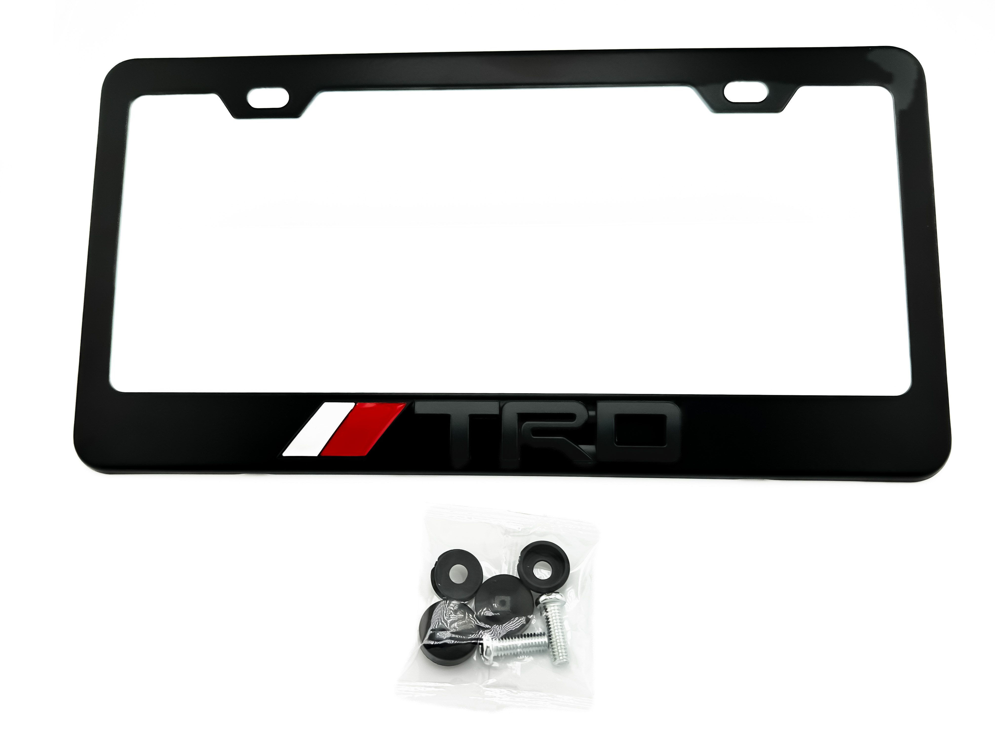 TRD metal black license plate frame tacoma tundra camry corolla avalon ...