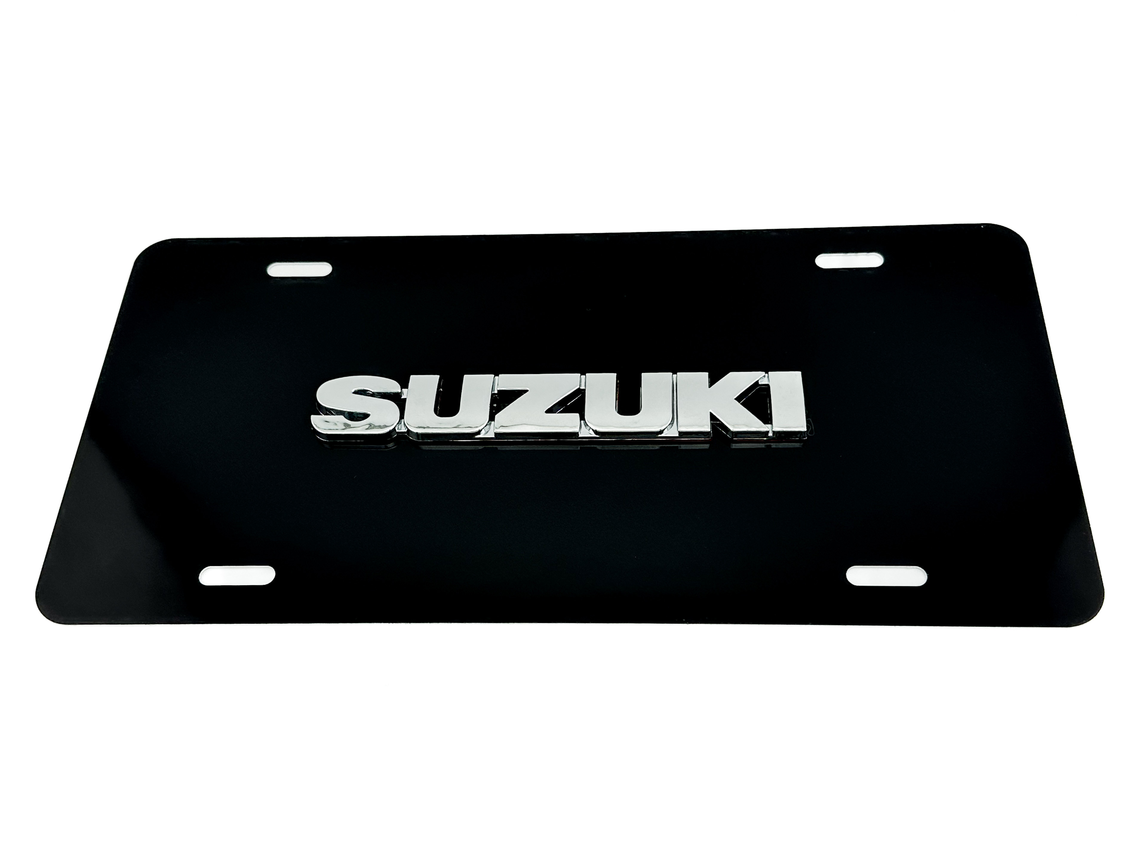 Suzuki black red front vanity plate frame gloss matte satin OEM alto ...