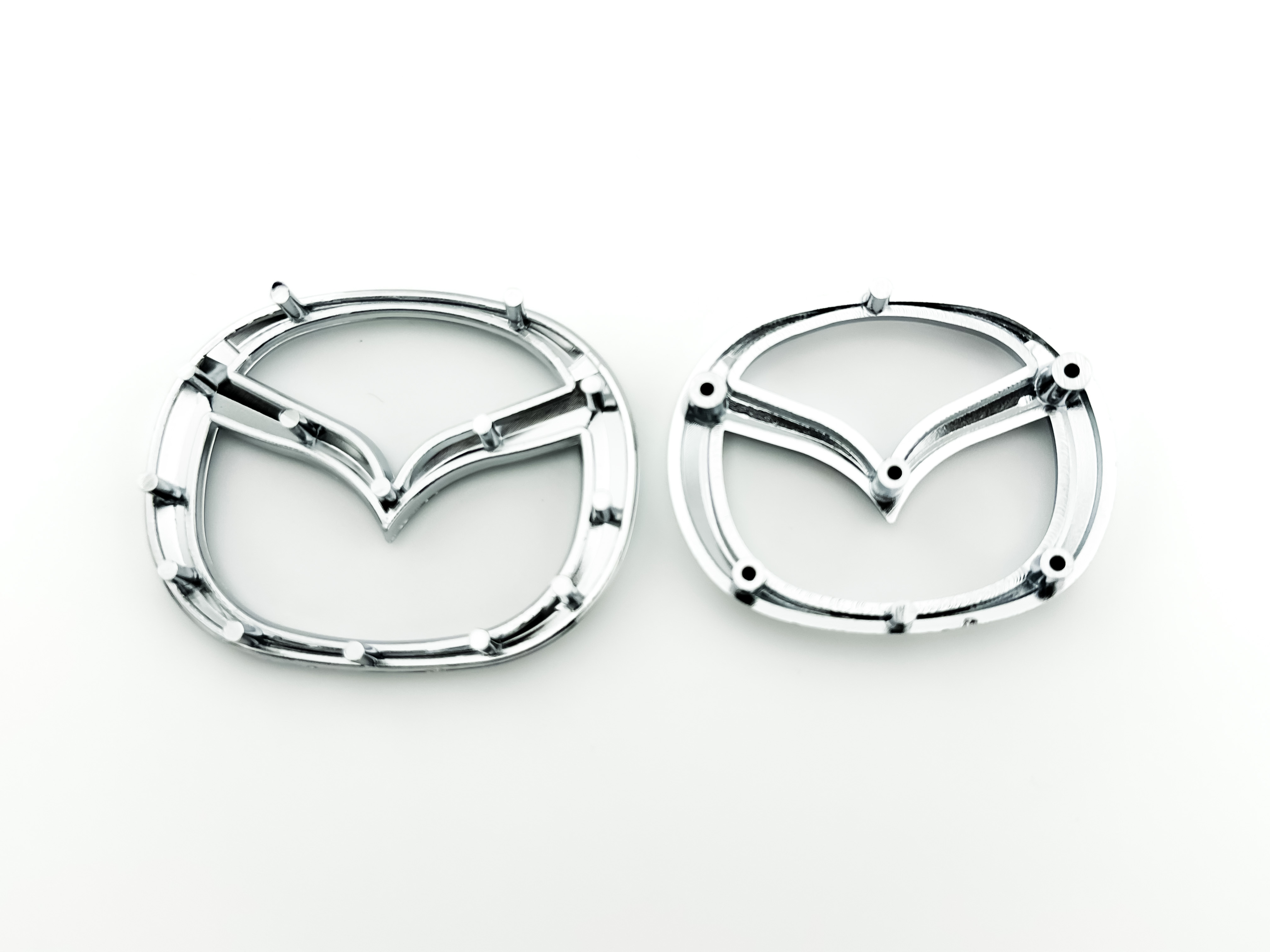 57mm 2.25" mazda black steering wheel badge emblem logo 140mm 5.5" x 4. ...