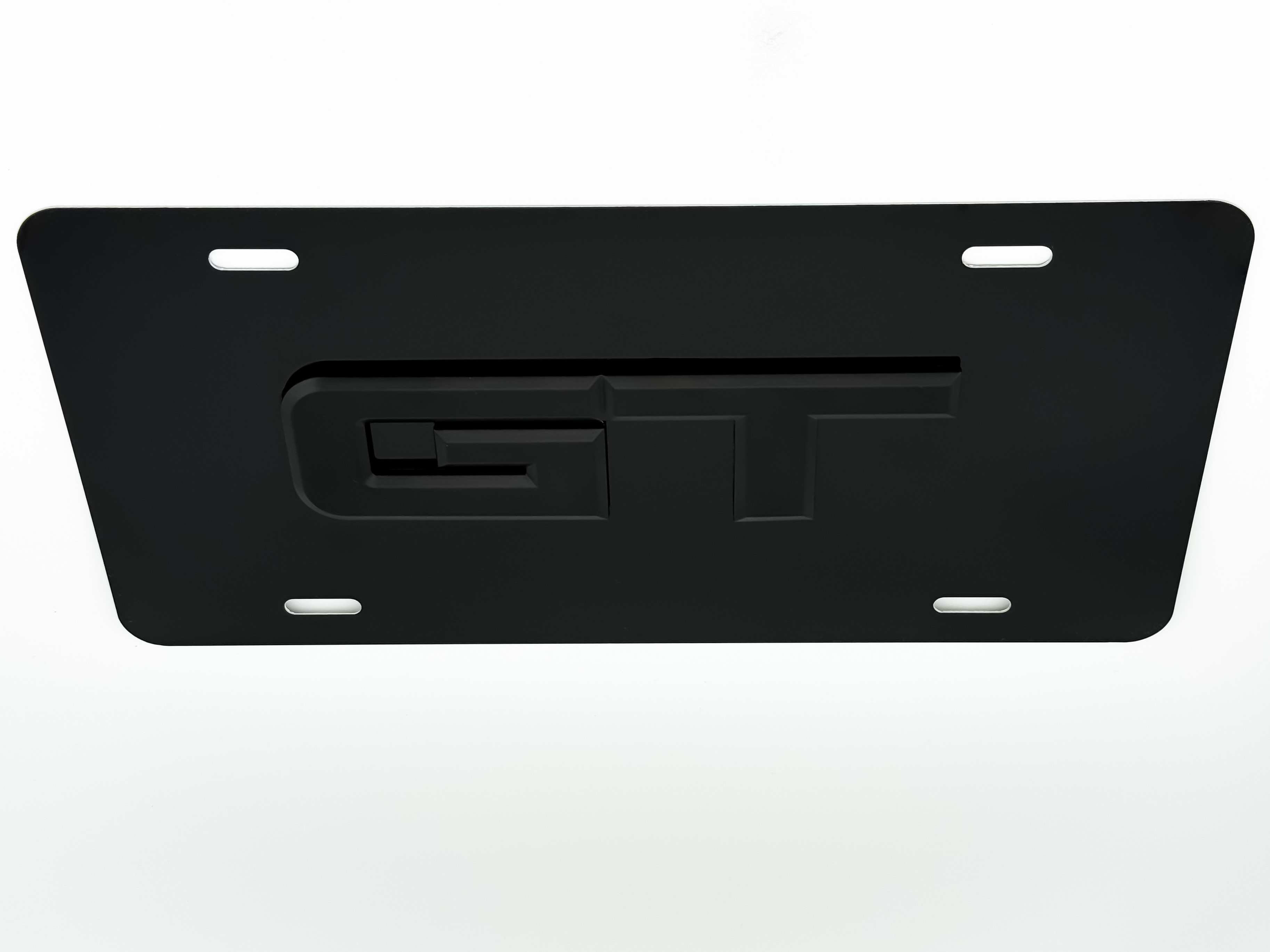 mustang gt black front vanity plate frame gloss matte satin OEM mustang ...