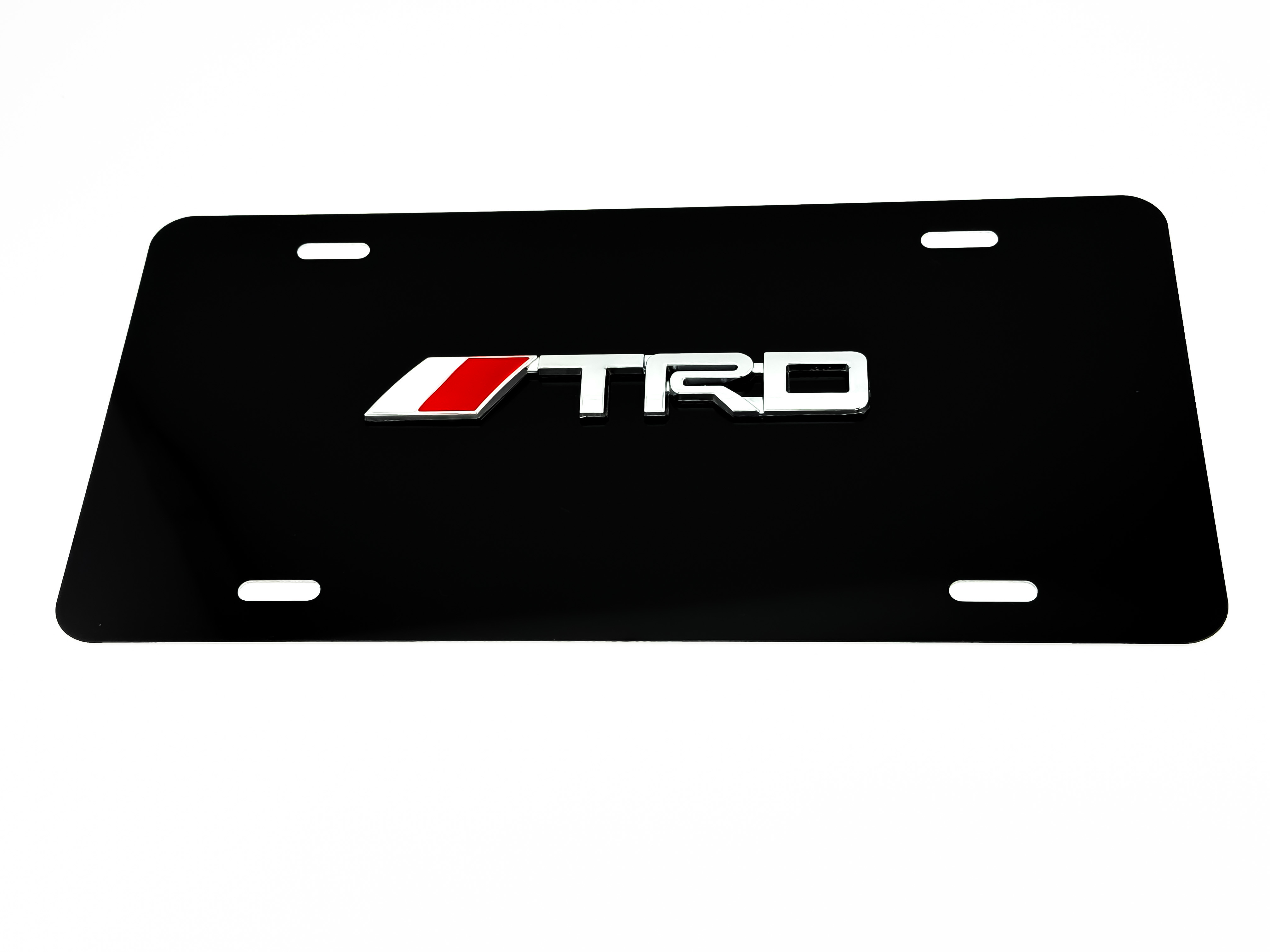 TRD Toyota black front vanity license plate frame camry corolla avalon ...