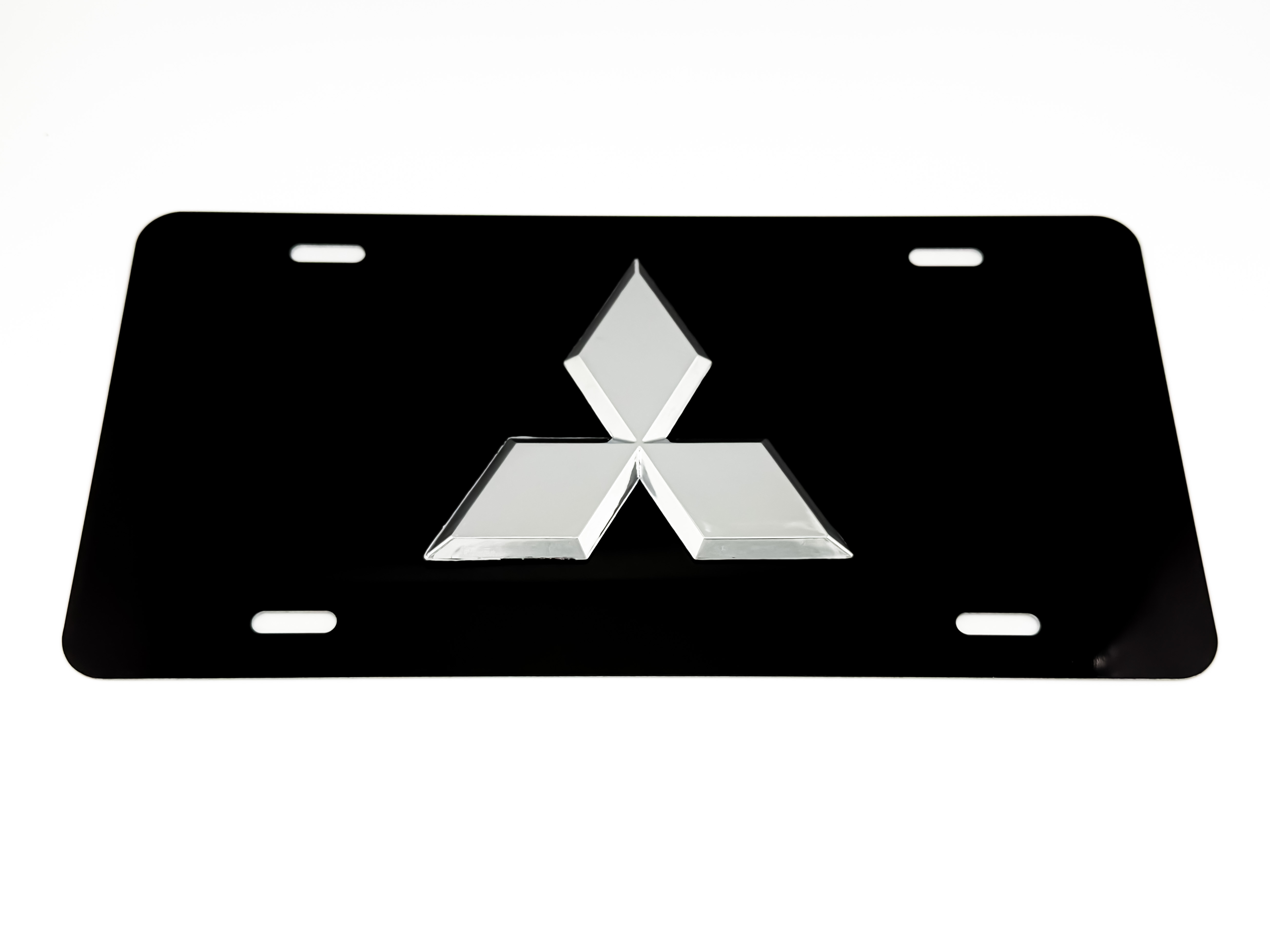 mitsubishi black front vanity plate frame gloss matte satin OEM mirage ...