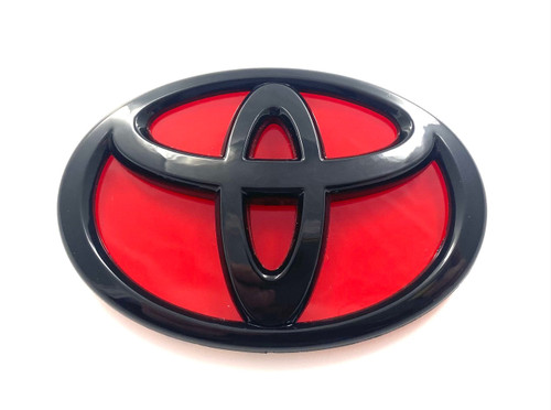 Black toyota emblems black toyota badge, black toyota logo custom ...