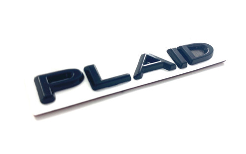 tesla plaid emblem badge logo model s plaid model y plaid model x plaid ...