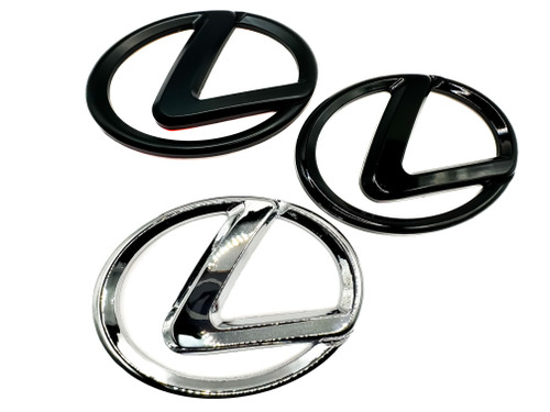 Lexus Steering wheel emblem airbag badge logo replacement ABS chrome ...