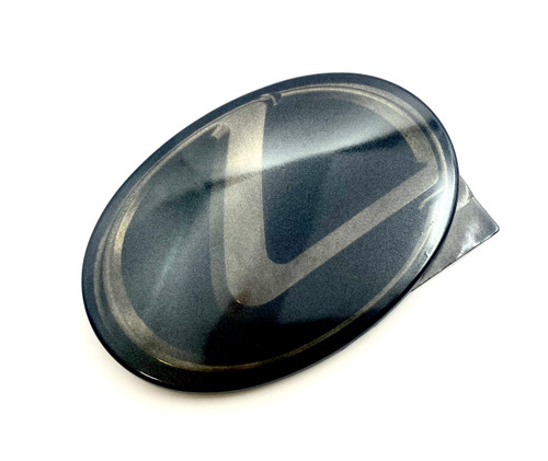 black chrome LEXUS OEM Rear Badge 140mm Size. Compatible with LX570 and ...