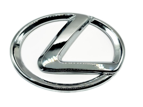 Lexus chrome oval L-Logo replacement badge emblem logo matte gloss ...
