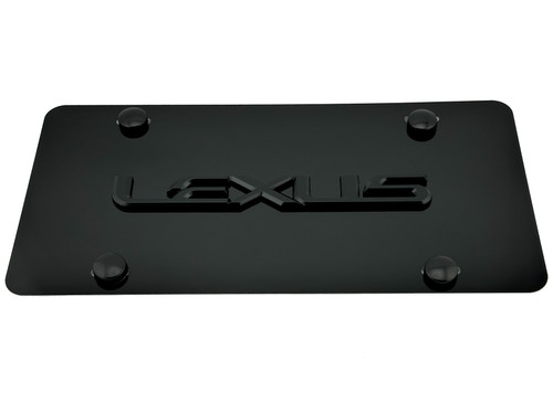 lexus black front vanity license plate frame camry corolla avalon prius ...