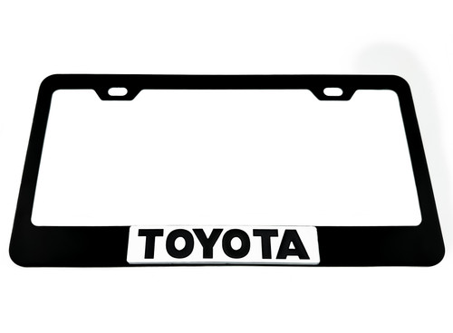 Toyota black license plate frame camry corolla avalon prius yaris mirai ...