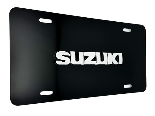 Suzuki black red front vanity plate frame gloss matte satin OEM alto ...