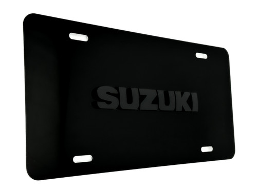 Suzuki black red front vanity plate frame gloss matte satin OEM alto ...