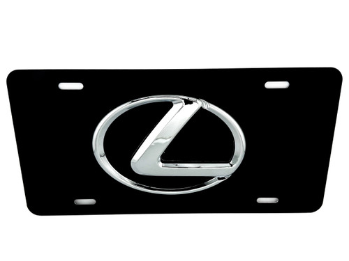 lexus black front vanity license plate frame camry corolla avalon prius ...