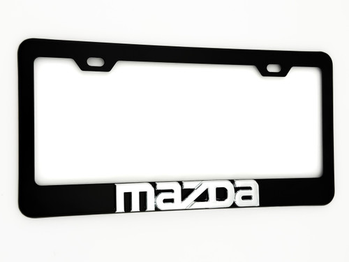 Mazda black license plate frame mazda2 mazda3 mazda6 cx-3 cx-30 cx-5 cx ...