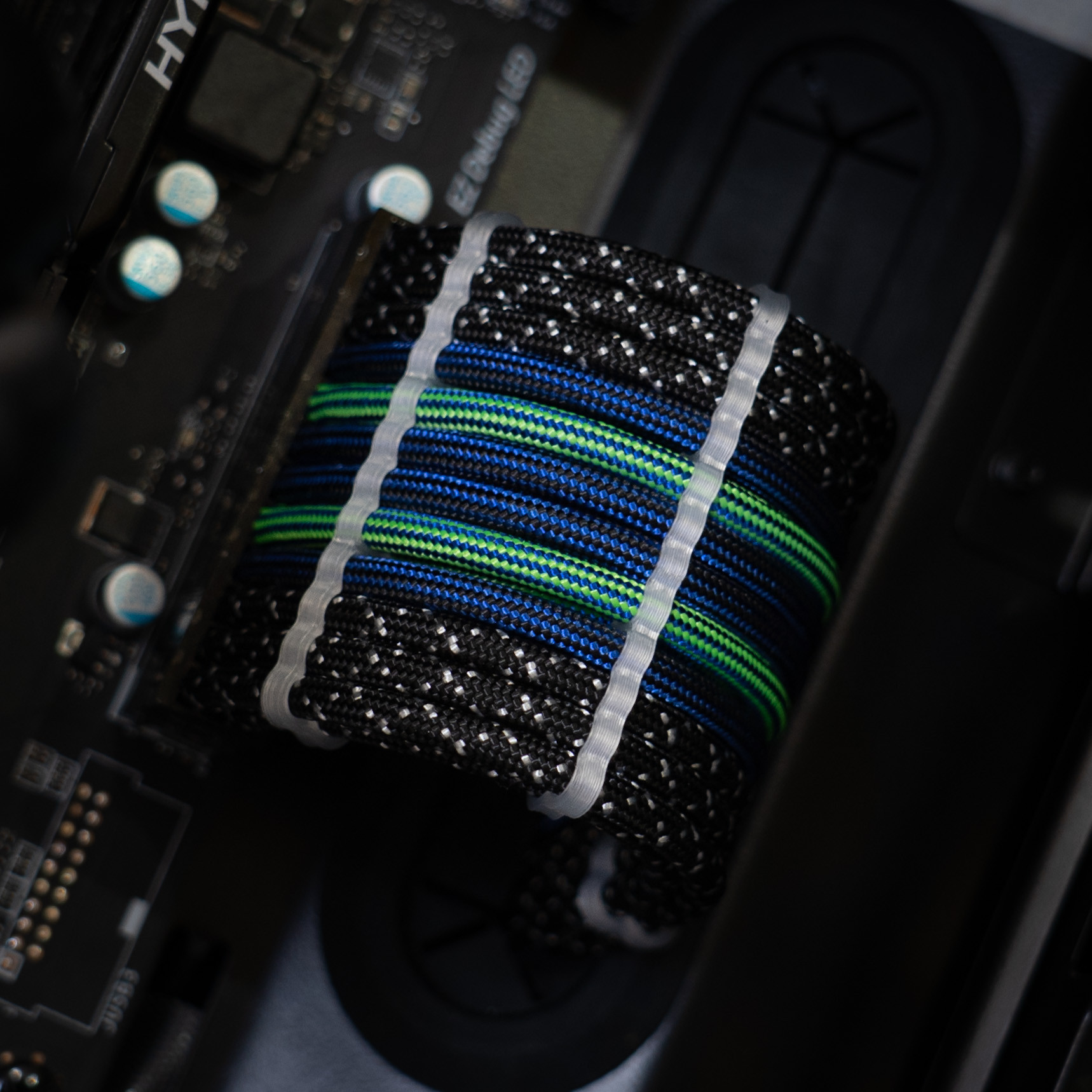 Ensourced Customs | Custom Handcrafted Sleeved PC Cables