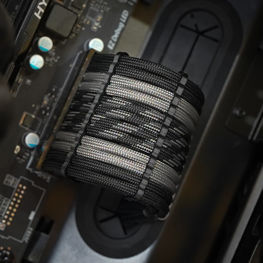 Order 10935 - Black | Charcoal Gray | Touch of Gray sleeving with Black ...