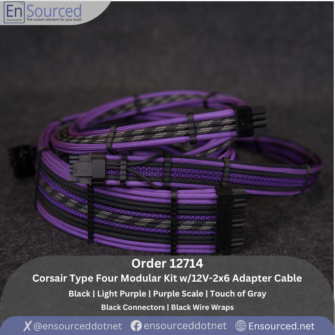 Order 12714 – A Custom Cable Masterpiece! - Ensourced Custom Accessories
