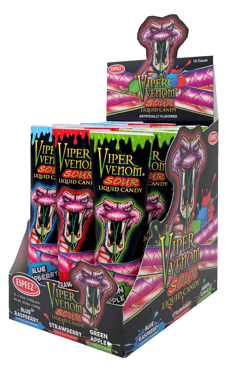 Viper Venom Sour Liquid Candy 12 Ct Viper Venom Sour Liquid Candy 12 Ct