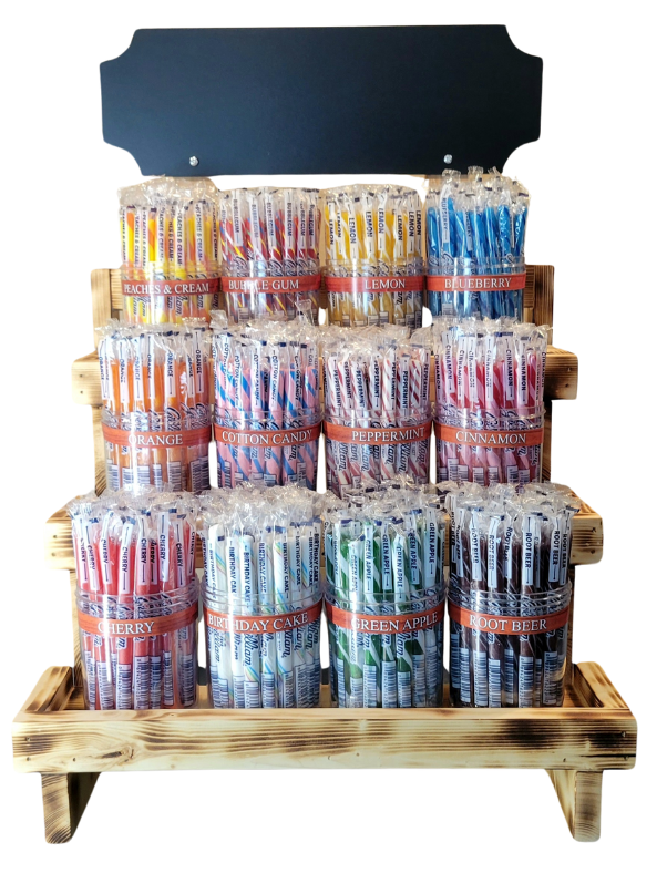 Old Fashioned Gilliam Stick Candy & Burnt Wood Display - 960 Ct Gilliam ...