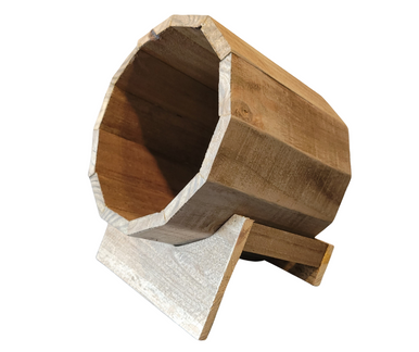 Candy Buckets - Wooden- Single With Cradle (Candy Sold Separately)