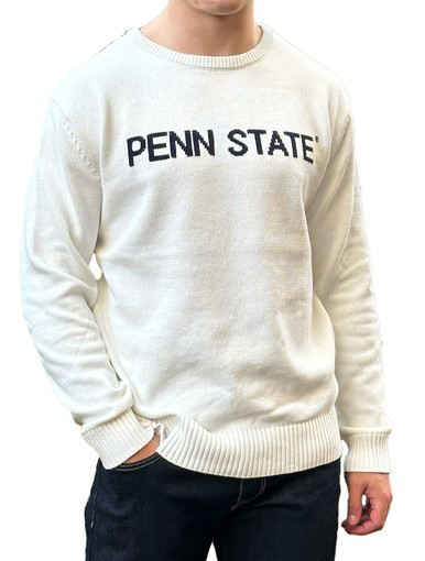 Penn State Intarsia Crew Neck Sweater | Bruzer - Harpers