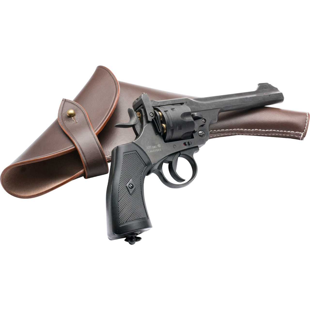 Webley MkVI .455 Service Revolver Black 6" 4.5mm BB - Highland Outdoors ...