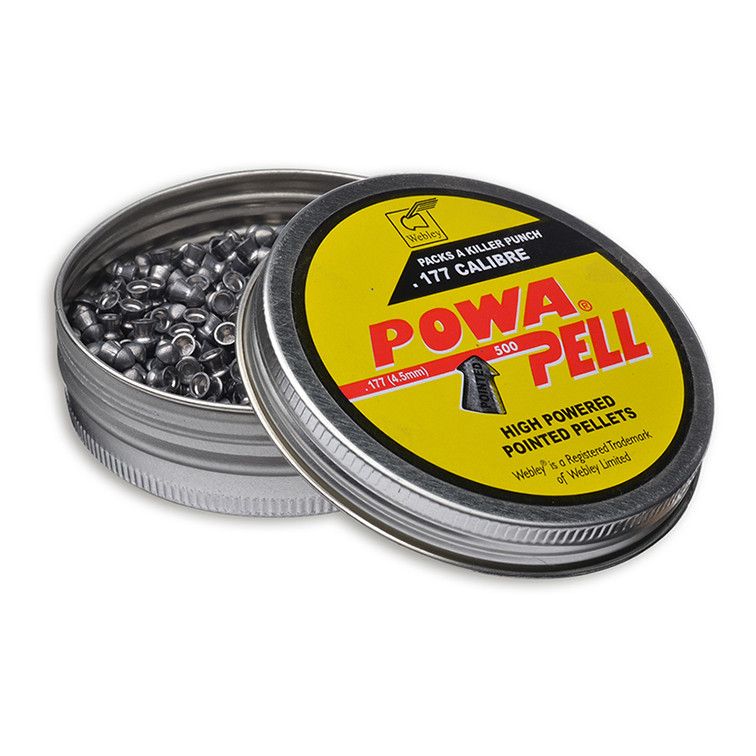 Webley PowaPell Pellets Tin 500 .177 - Highland Outdoors Limited